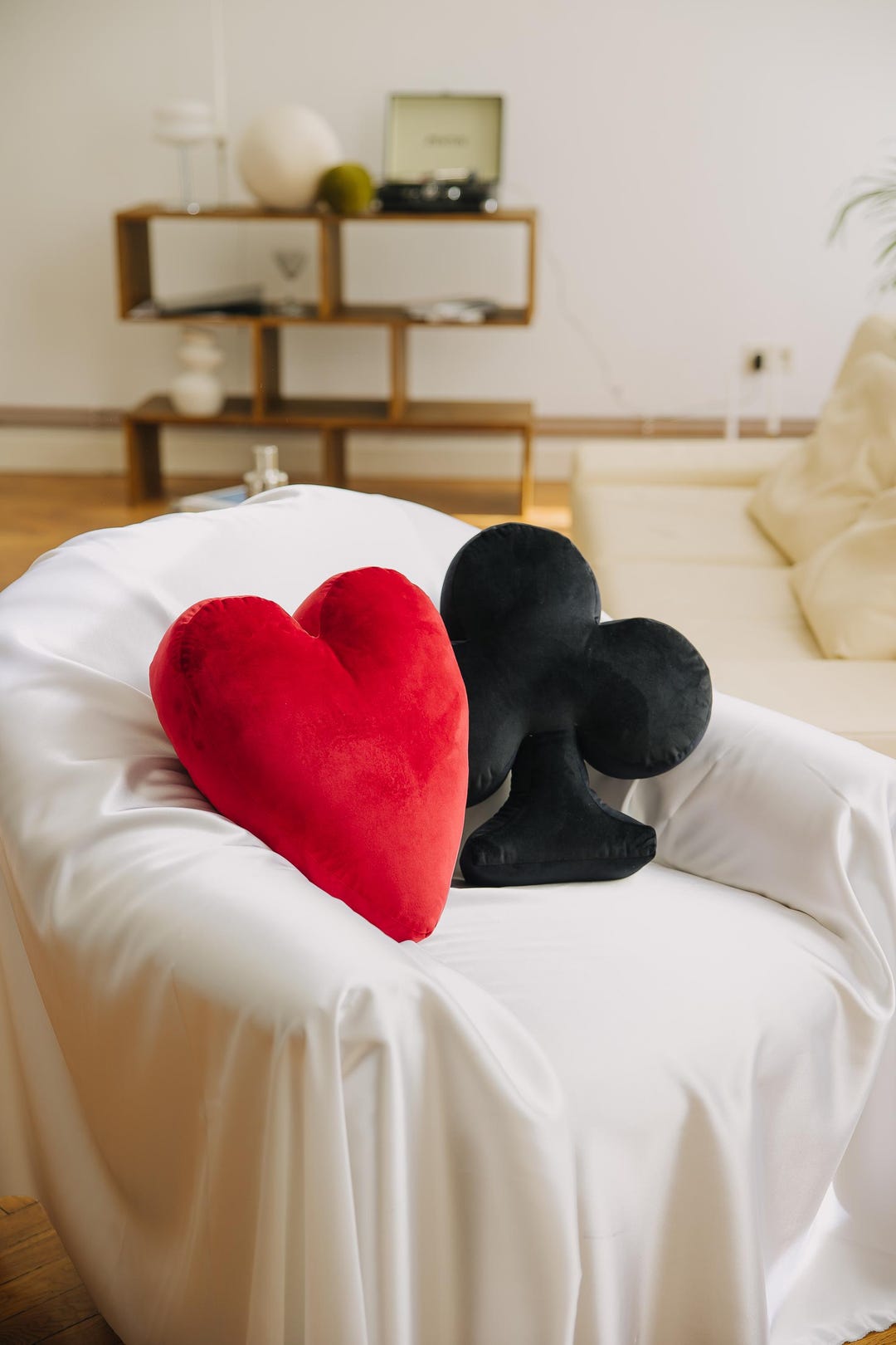 Playing Card Suit Pillows Luxury Velvet Cushions Home Decor Birthday ...