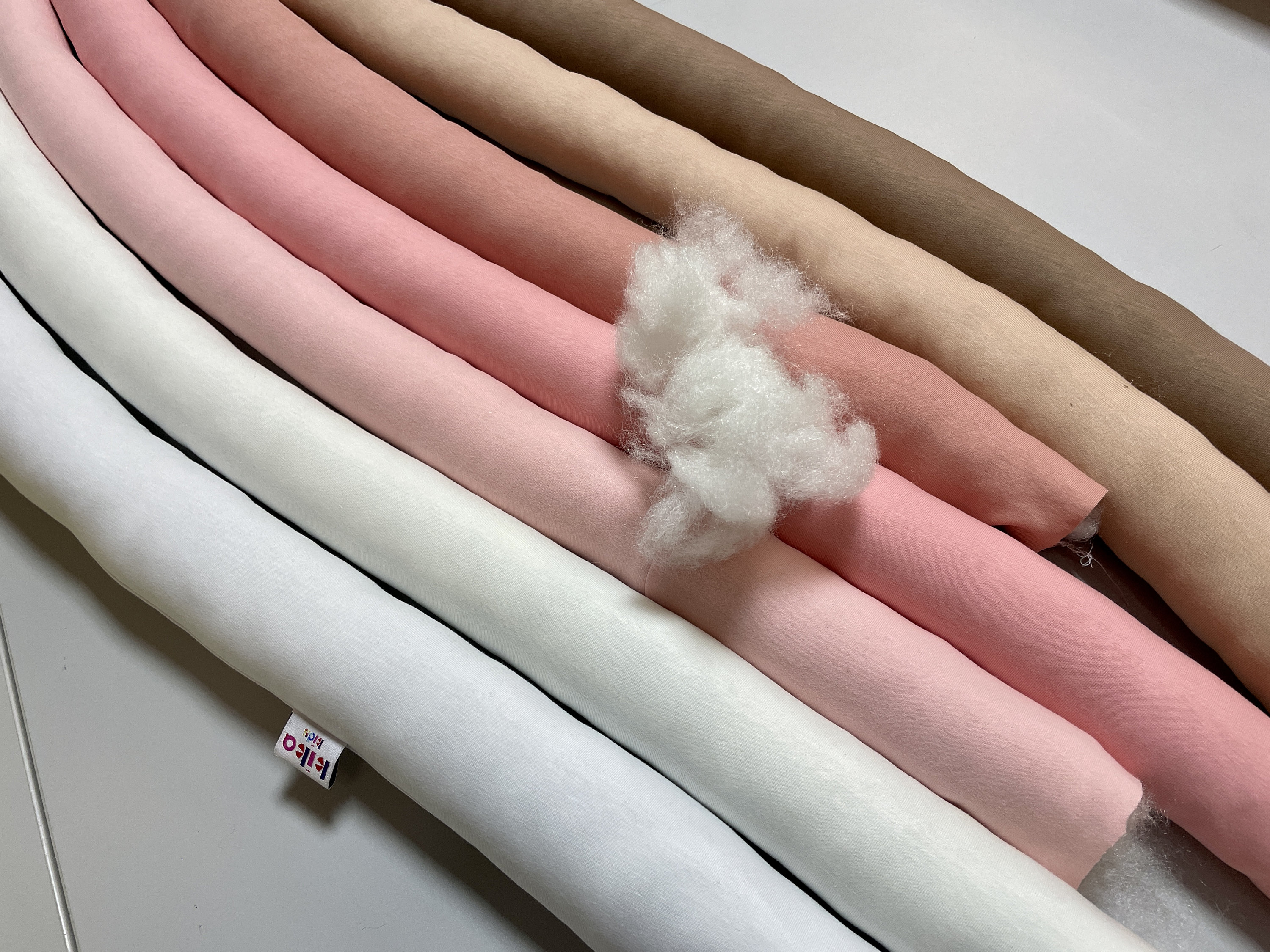 Cotton Tube Yarn Stuffed Cotton Jersey Tubes Soft 2'' Inches Tubes for ...