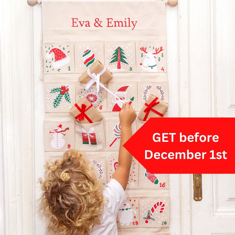 Personalized Advent Calendar - Etsy