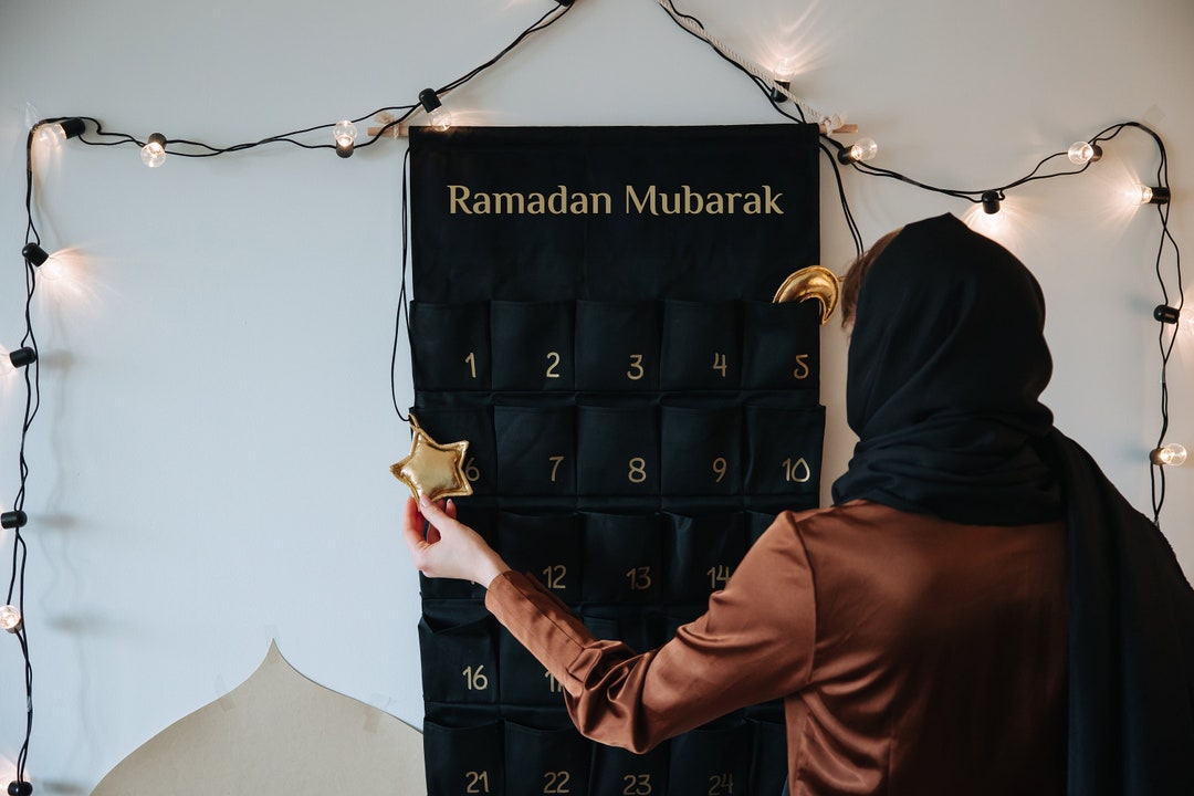 Ramadan Calendar Countdown Calendar Days to Eid Countdown Fabric ...