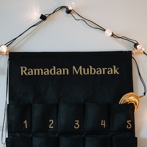 Ramadan Calendar Countdown Calendar Days to Eid Countdown Fabric ...