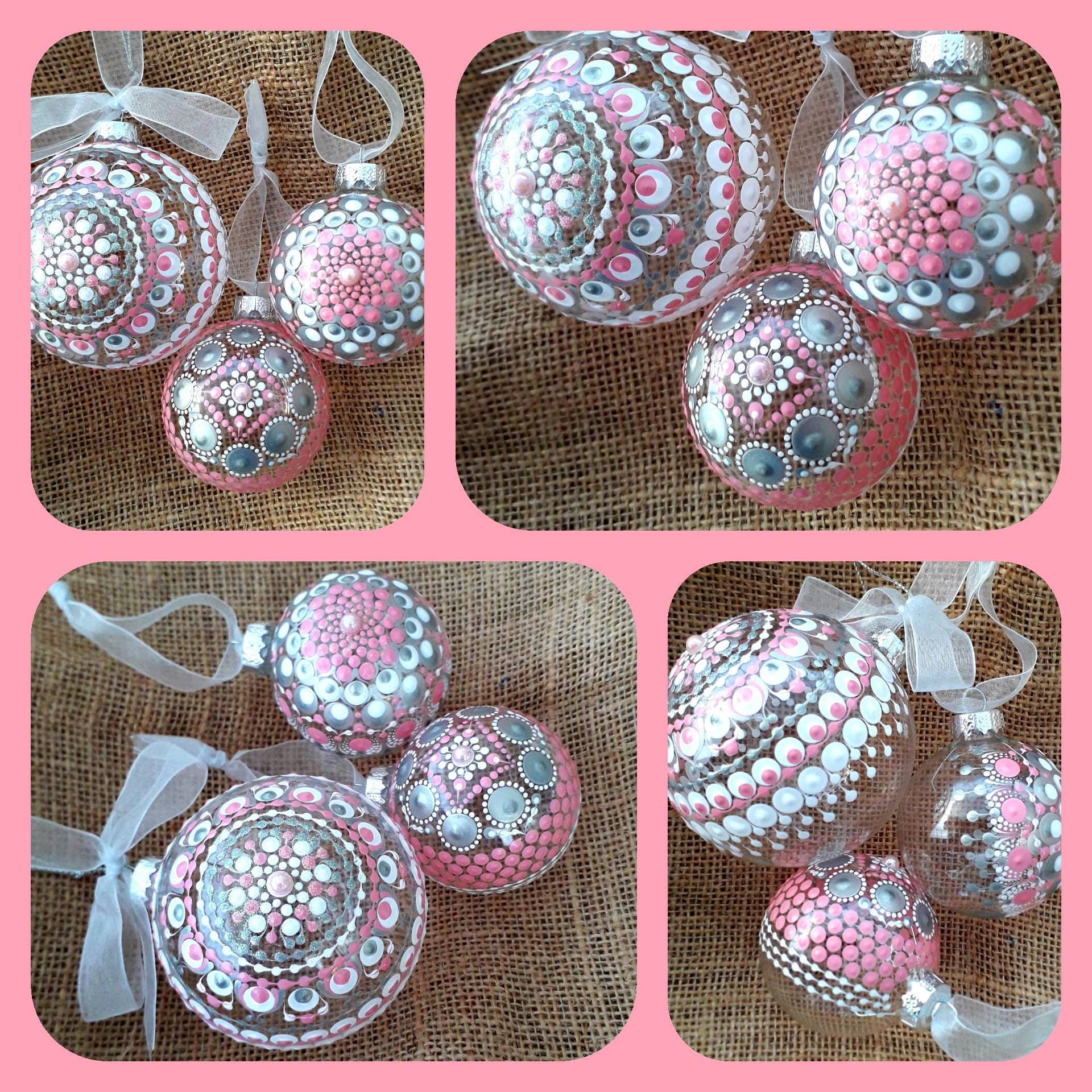 Set of 3 Includes 1 Large and 2 Medium Size Baubles. Hand - Etsy UK