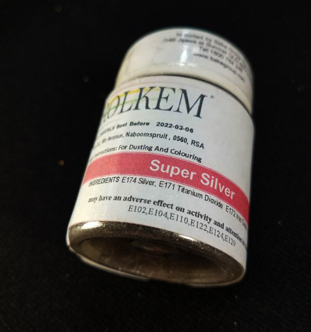 Silver Metallic Super Dust 20g by Rolkem Silver Highlighter Dust DUS349 ...