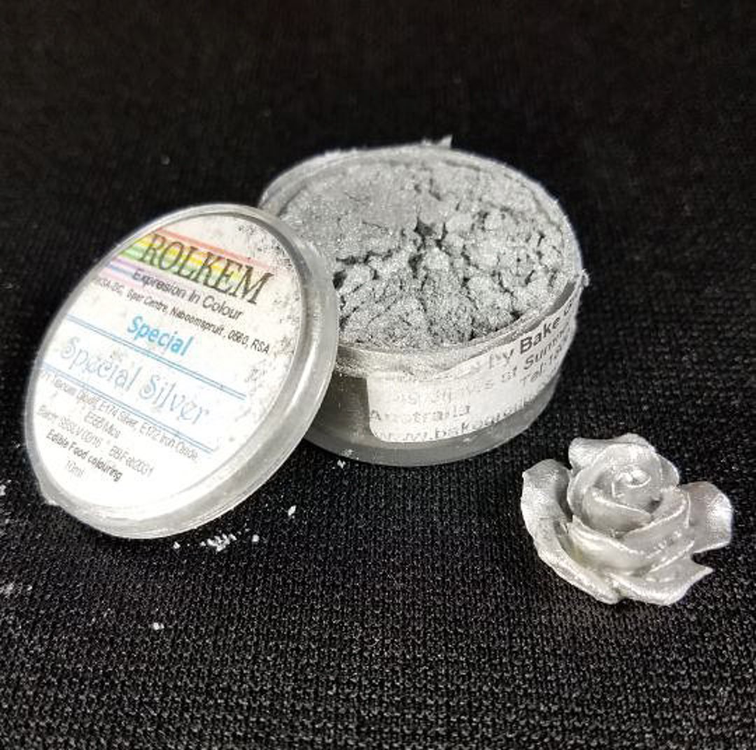 Silver Metallic "special" Dust by Rolkem Silver Highlighter Dust DUS318 ...