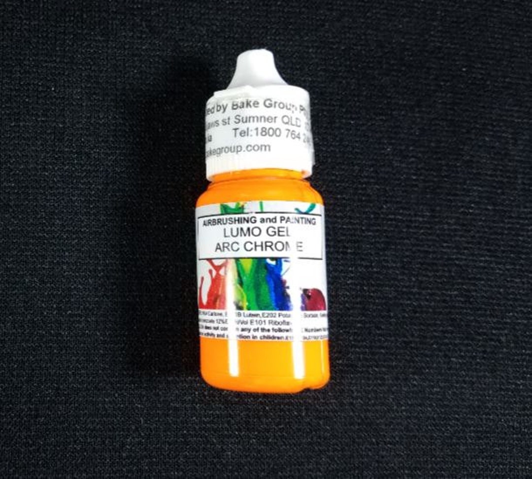 Arc Chrome Orange Lumo Gel Paint 15ml by Rolkem TOL333 - Etsy