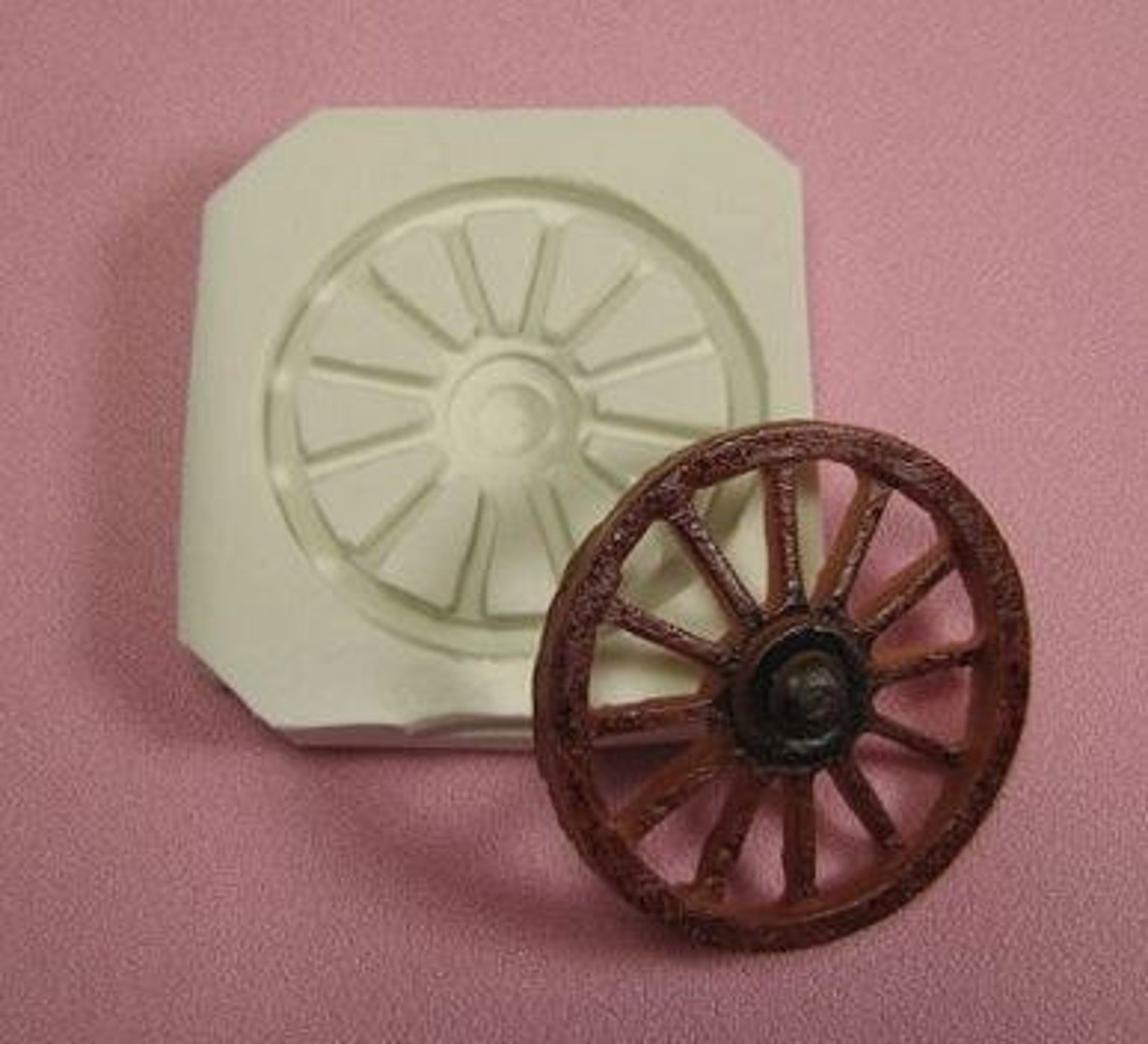 Wagon Wheel Silicone Mold by Sugar Delites MOL075 - Etsy