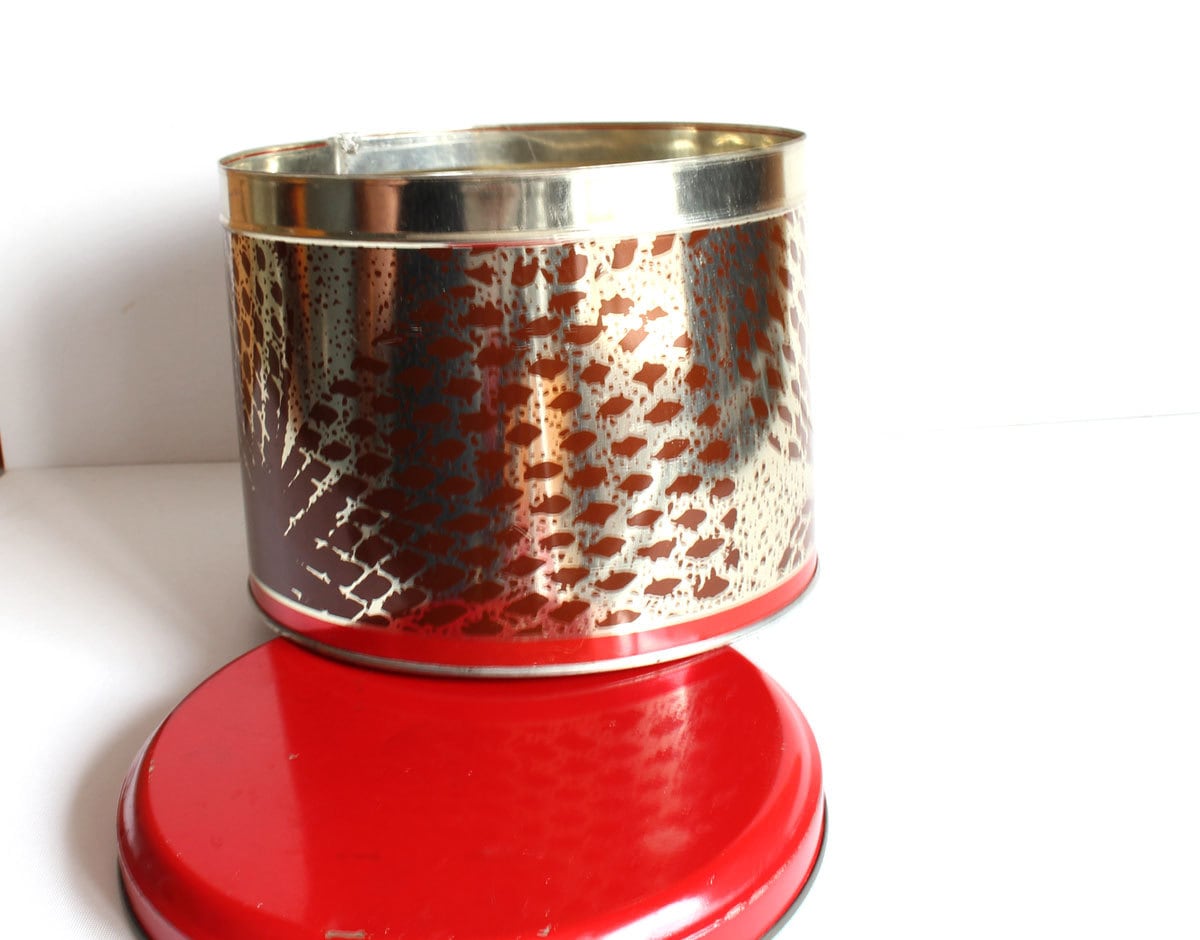 Vintage Food Container, Food Storage Tin, Food Canisters, Flour ...