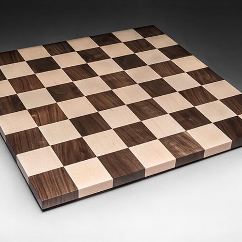 Solid Wood Chess Board - Etsy
