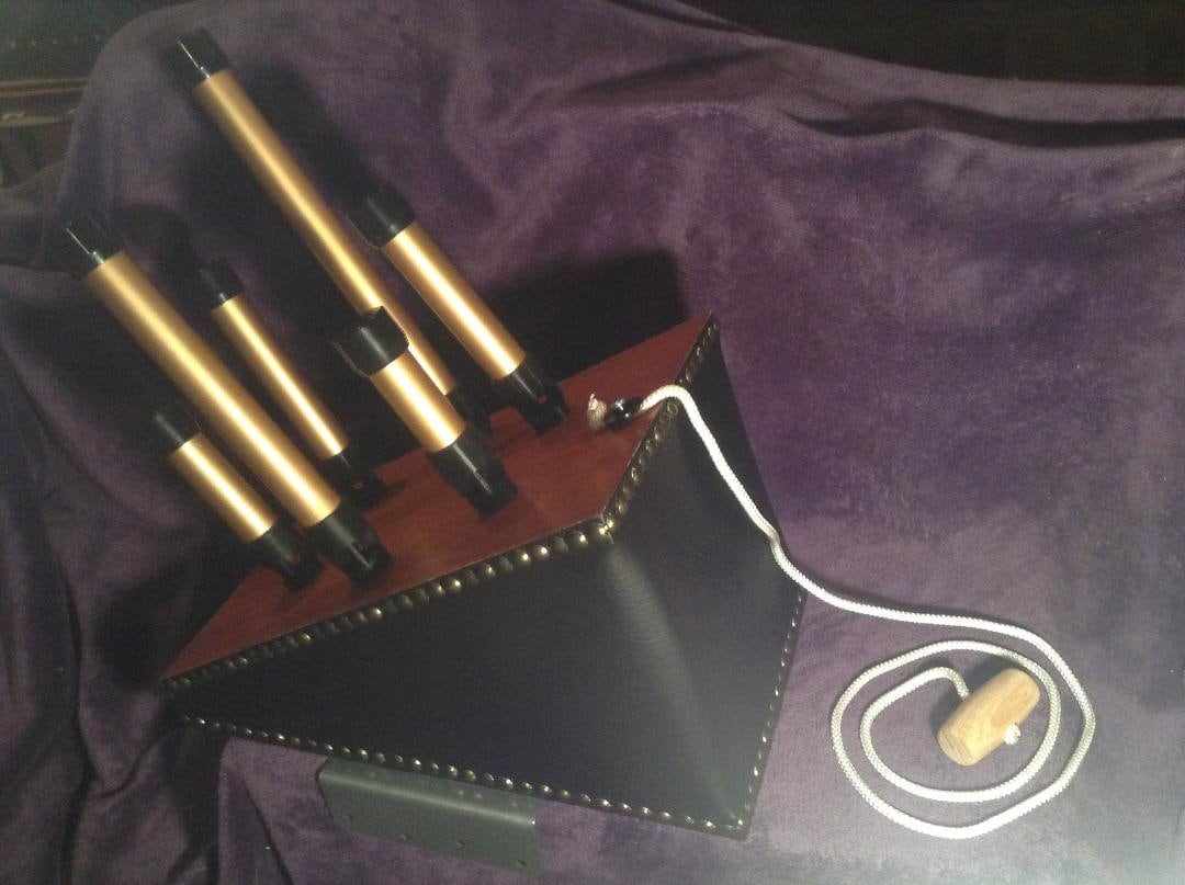 GIANT Wooden Railroad Bellows Train Whistle- BIG BOY 6 Tone Garden ...