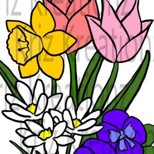 Spring SVG Cut File Commercial Use Printable Vector Clip - Etsy