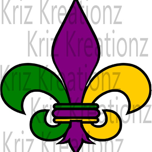 Scroll Fleur De Lis SVG Cut Files for Cricut Silhouette - Etsy