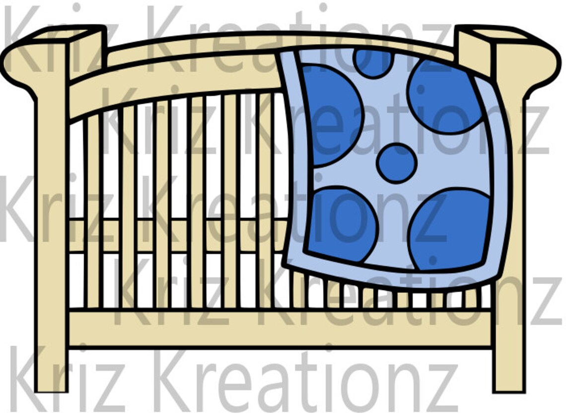 Crib for Baby SVG Cut File - Etsy