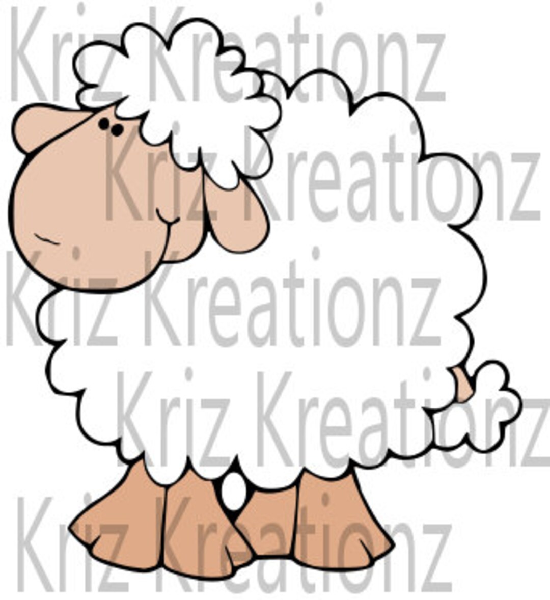 Lamb SVG Cut File - Etsy