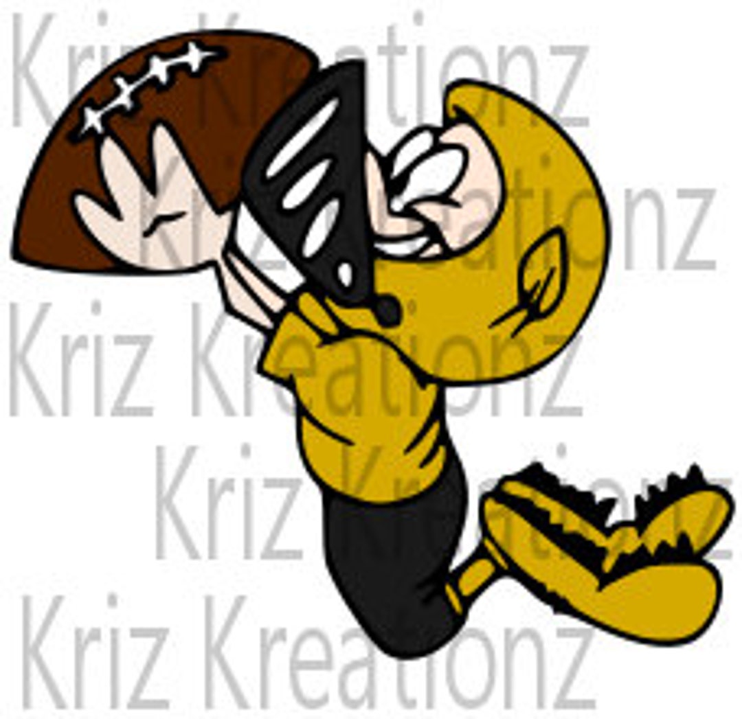 Football Player 3 SVG Cut File - Etsy