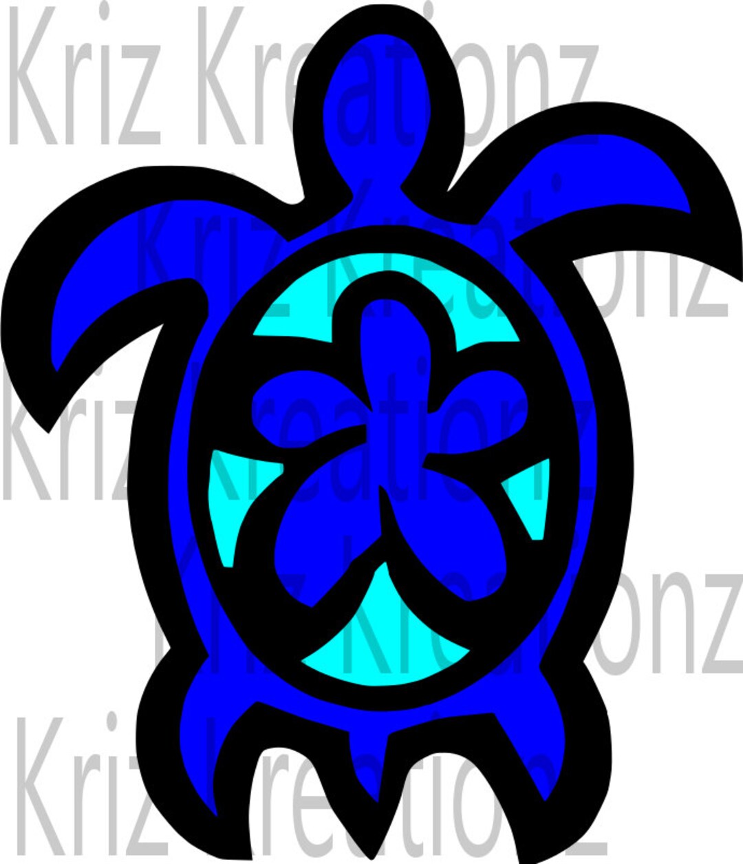Hawaiian Turtle ~honu Svg Cut File - Etsy