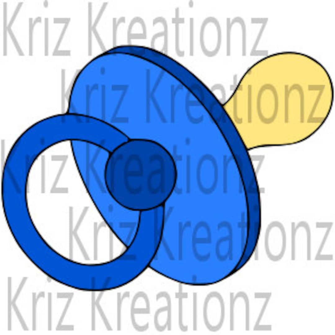 Pacifier SVG Cut File - Etsy