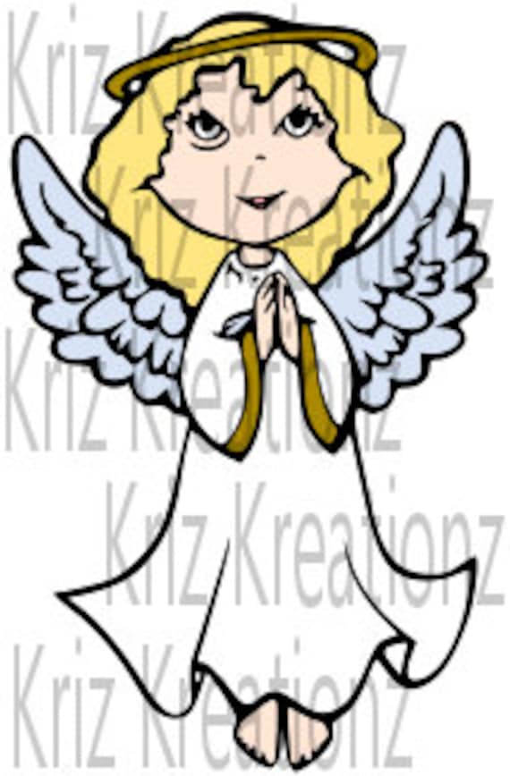 Angel SVG Cut File - Etsy