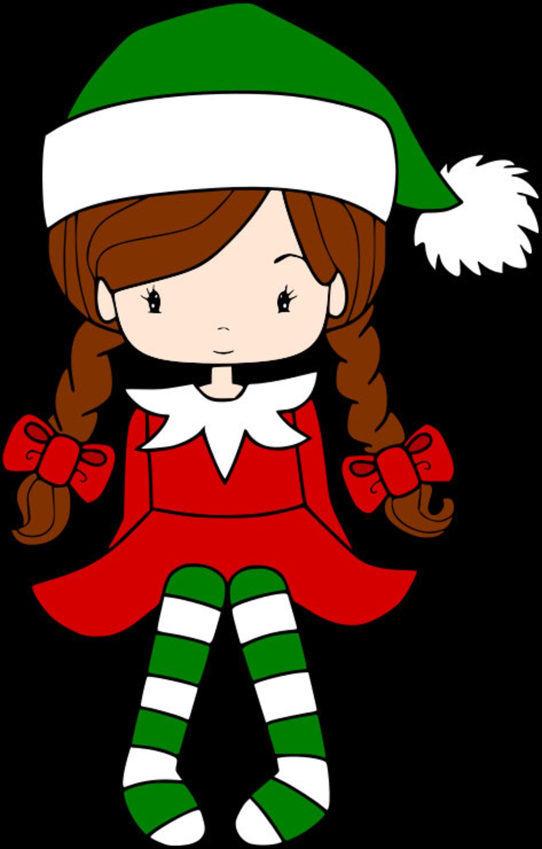 Sweet Girl Elf Cut File - Etsy