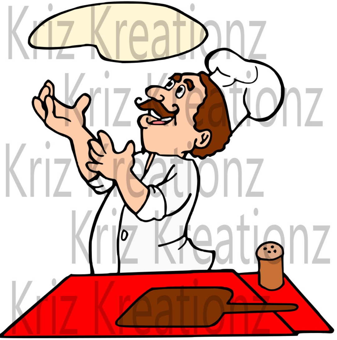 Pizza Chef SVG Cut File - Etsy