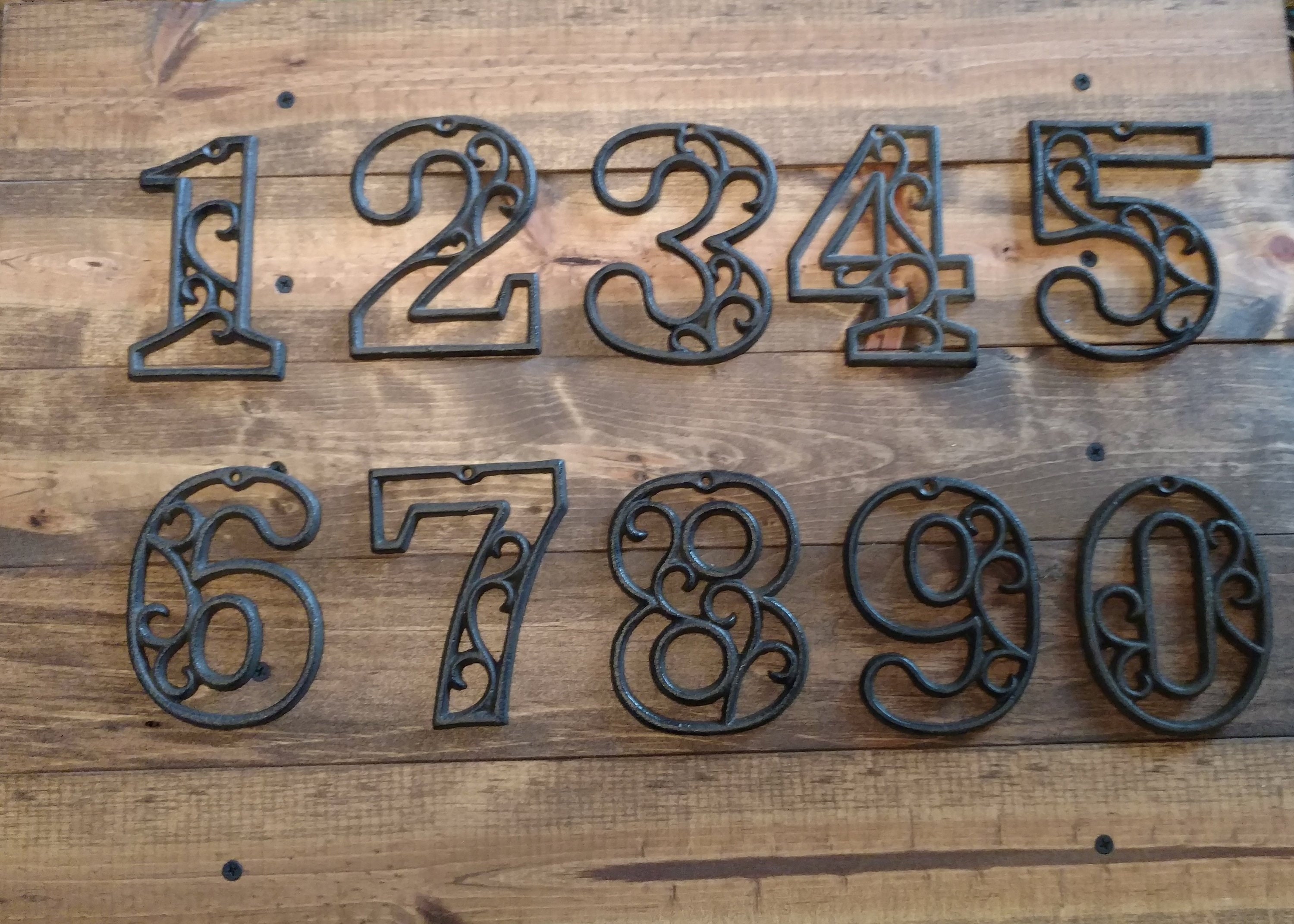 Cast Iron Numbers House Numbers Vintage Cast Iron Decor Etsy Cast Iron Numbers House Numbers Vintage Cast Iron Decor Etsy