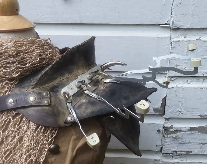 Post Apocalyptic Armor, Leather Armor, Leather Spauldron, Fallout ...