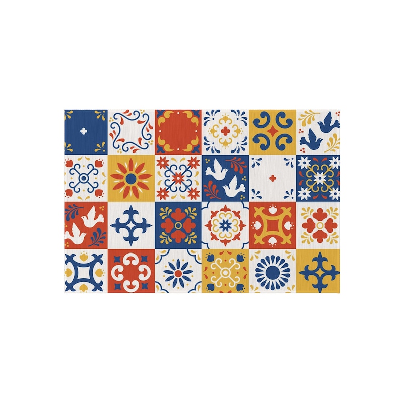 Mexikanischer stil teppich - Etsy.de