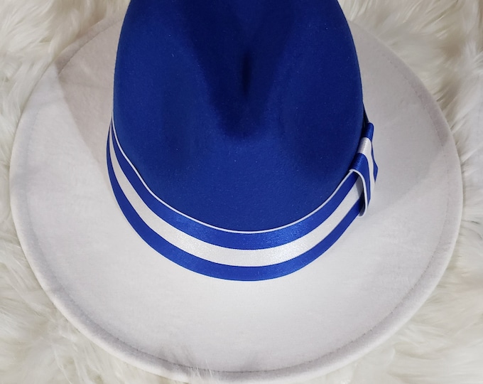 Royal Blue Fedora Hat - Etsy