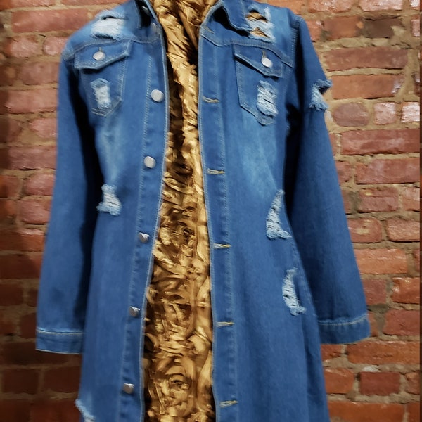 Denim Duster - Etsy