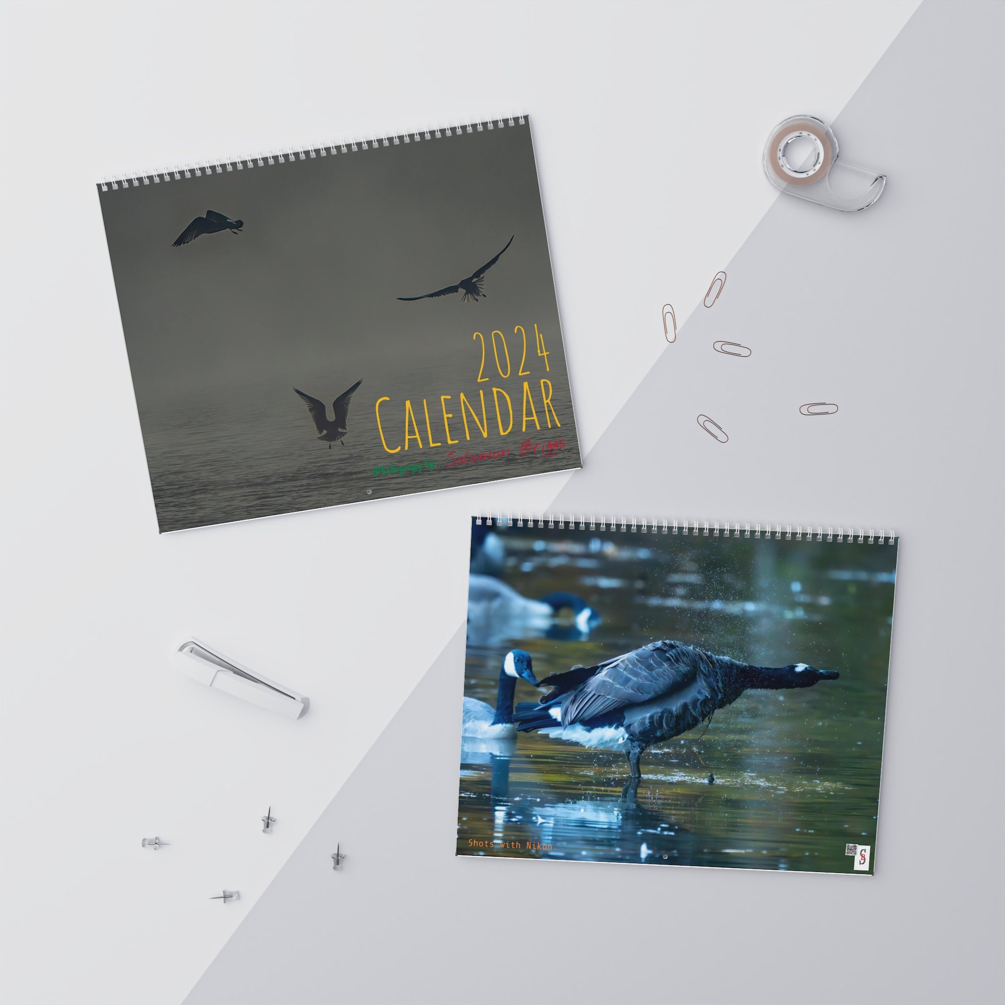 2024 Calendar Wildlife Photography By: Solomon Briggs - Etsy