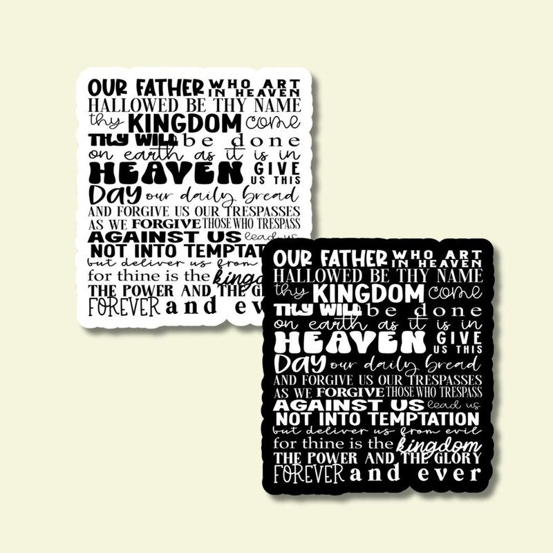 Our Father Prayer - Etsy