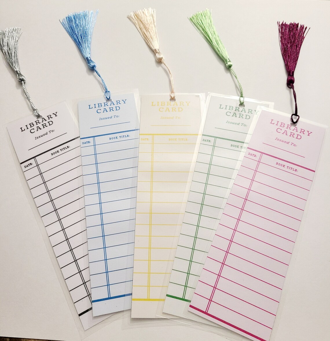 Library Card Bookmark Library Card for Book Lovers Gift for | Etsy