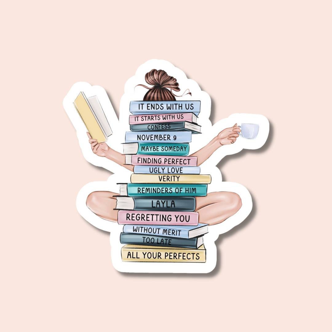 Colleen Hoover Sticker, Books Sticker, Gifts for Book Lovers, Gifts for ...