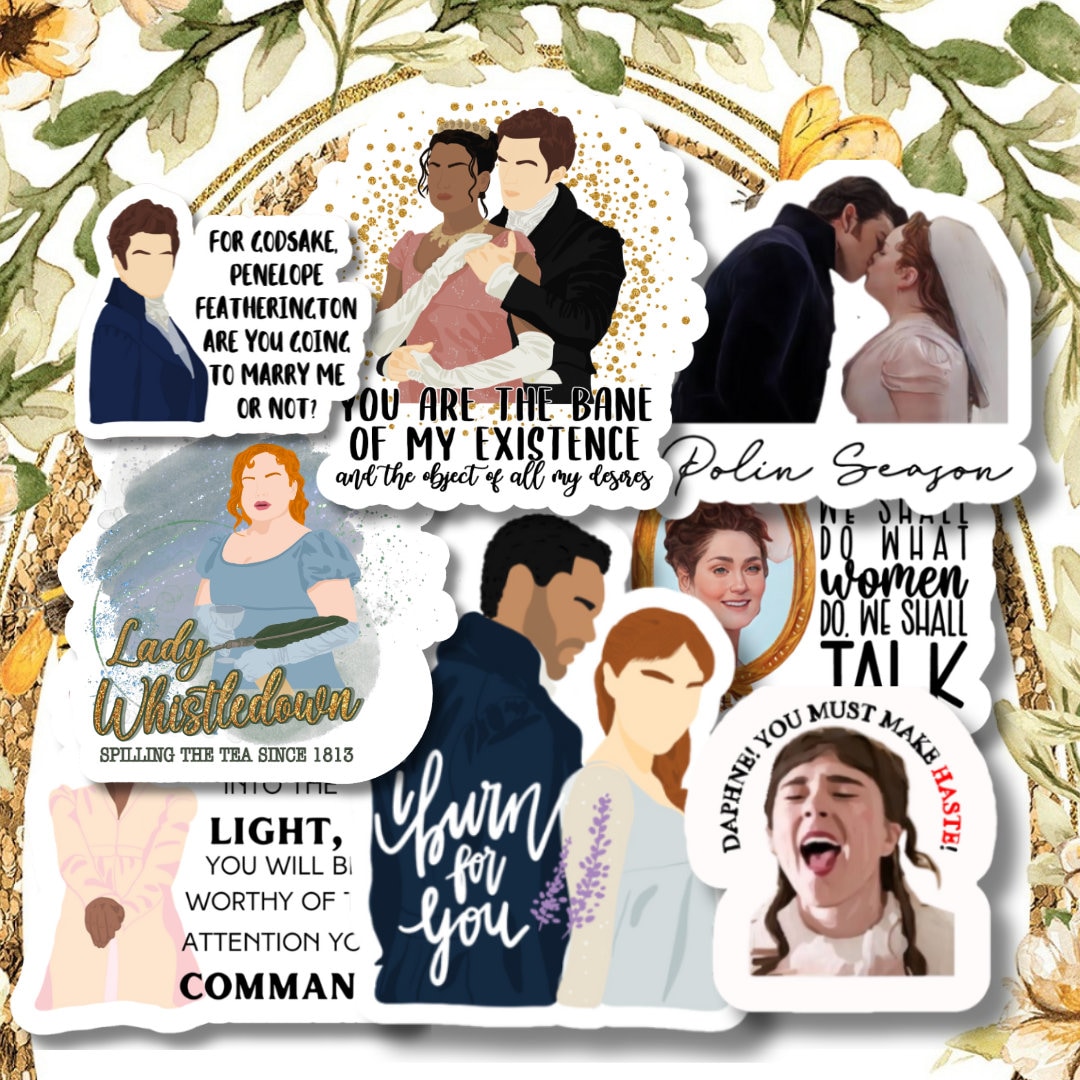 Bridgerton Stickers, Duke Hastings, Daphne Bridgerton, Eloise ...