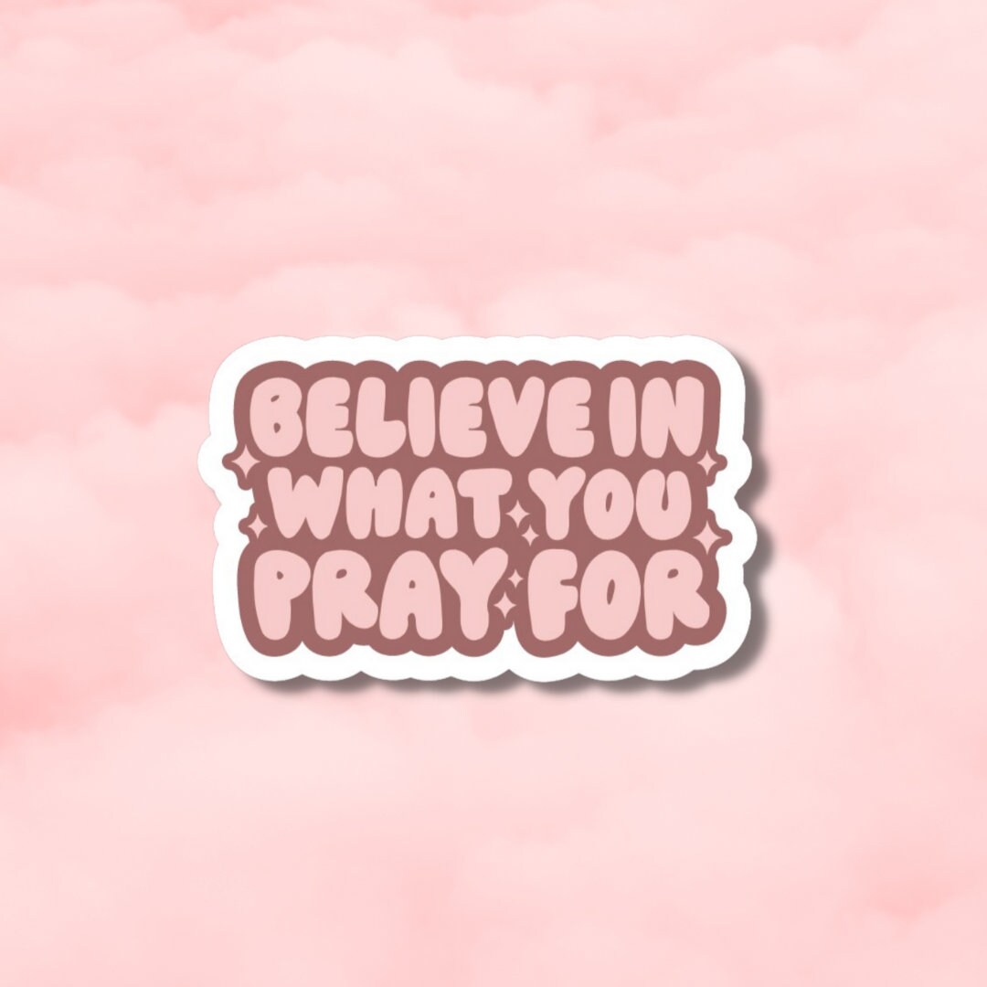 Praying Sticker, Christian Sticker, Laptop Sticker - Etsy