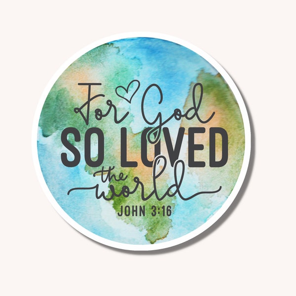 John 3:16 Craft - Etsy
