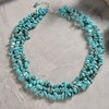 Natural Prehnite Mix Statement Necklace. Statement Necklace. Green ...