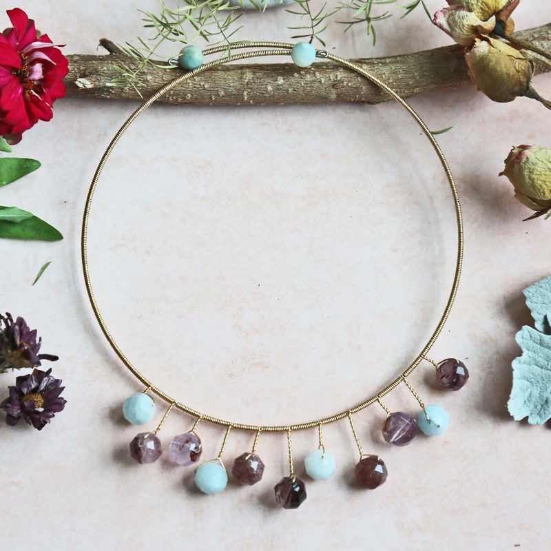 Memory Wire Necklace - Etsy