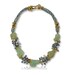 Natural Prehnite Mix Statement Necklace. Statement Necklace. Green ...