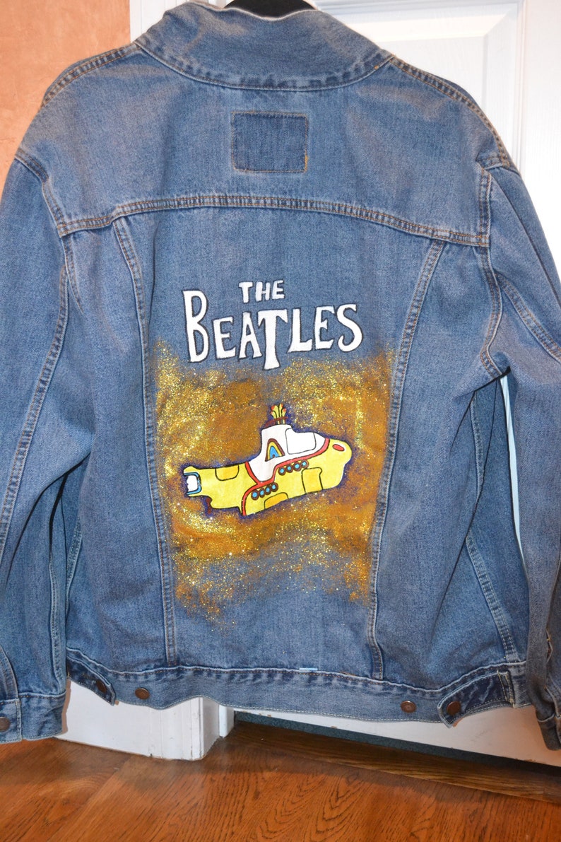Vintage Levi The Beatles Yellow Submarine Jean Jacket | Etsy