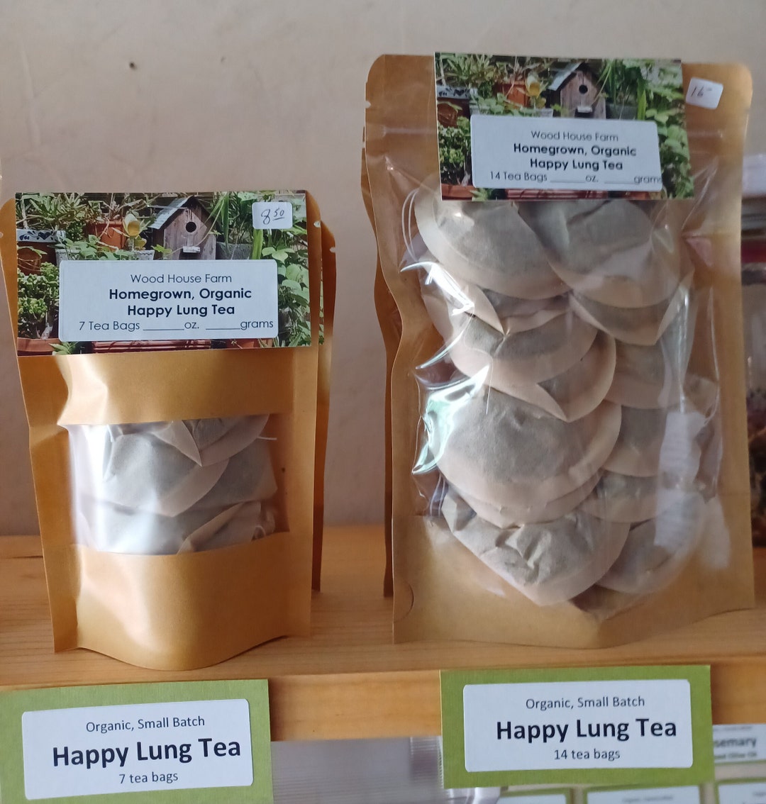 Happy Lung Tea Organic, Handcrafted, Homegrown, Small Batch Tea Bags - Etsy