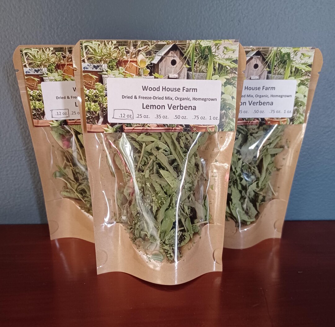 Lemon Verbena ( Aloysia Citrodora ) Homegrown in Kansas, Dried, Organic ...