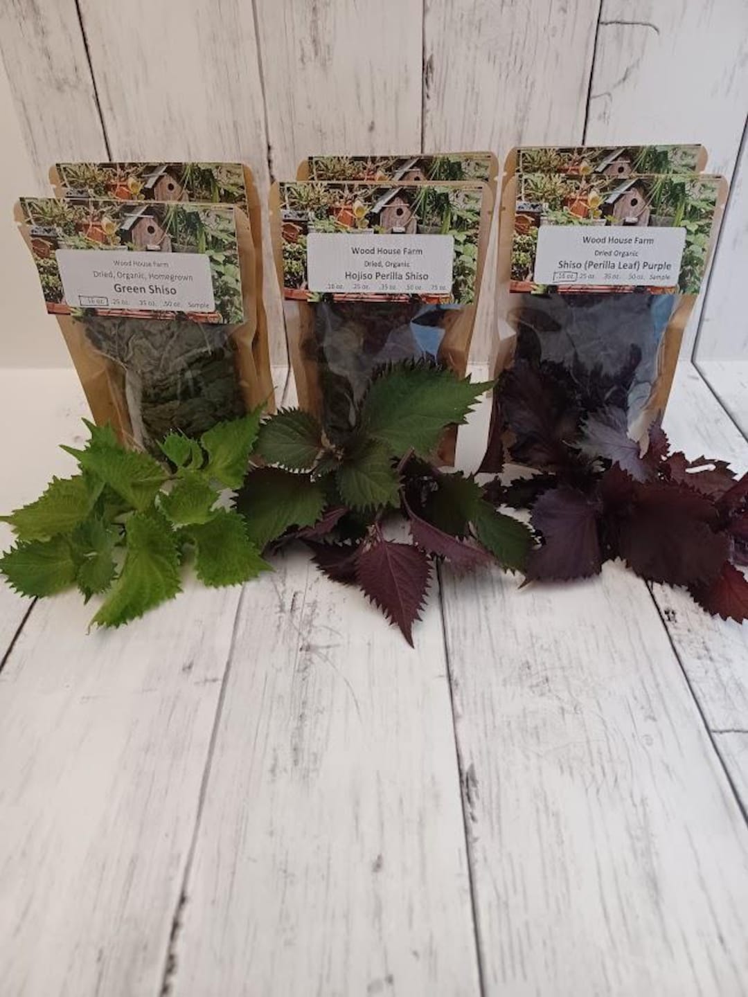 Shiso Perilla Leaf Dried 3 Types Organic Homegrown Shiso Hojiso, Shiso ...