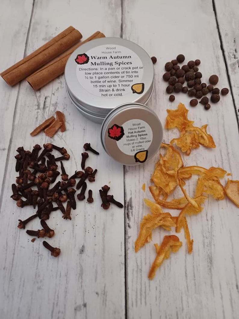 Mulling Spices, Mulled Cider, Mulled Wine, Glogg, Fall Gifts, Fall ...