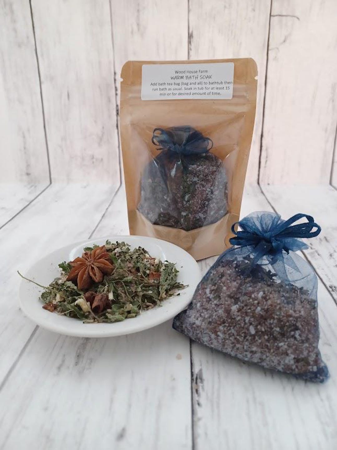 Warm Spice Bath Soak: Herbal Tub Tea With Cinnamon & Ginger - Etsy