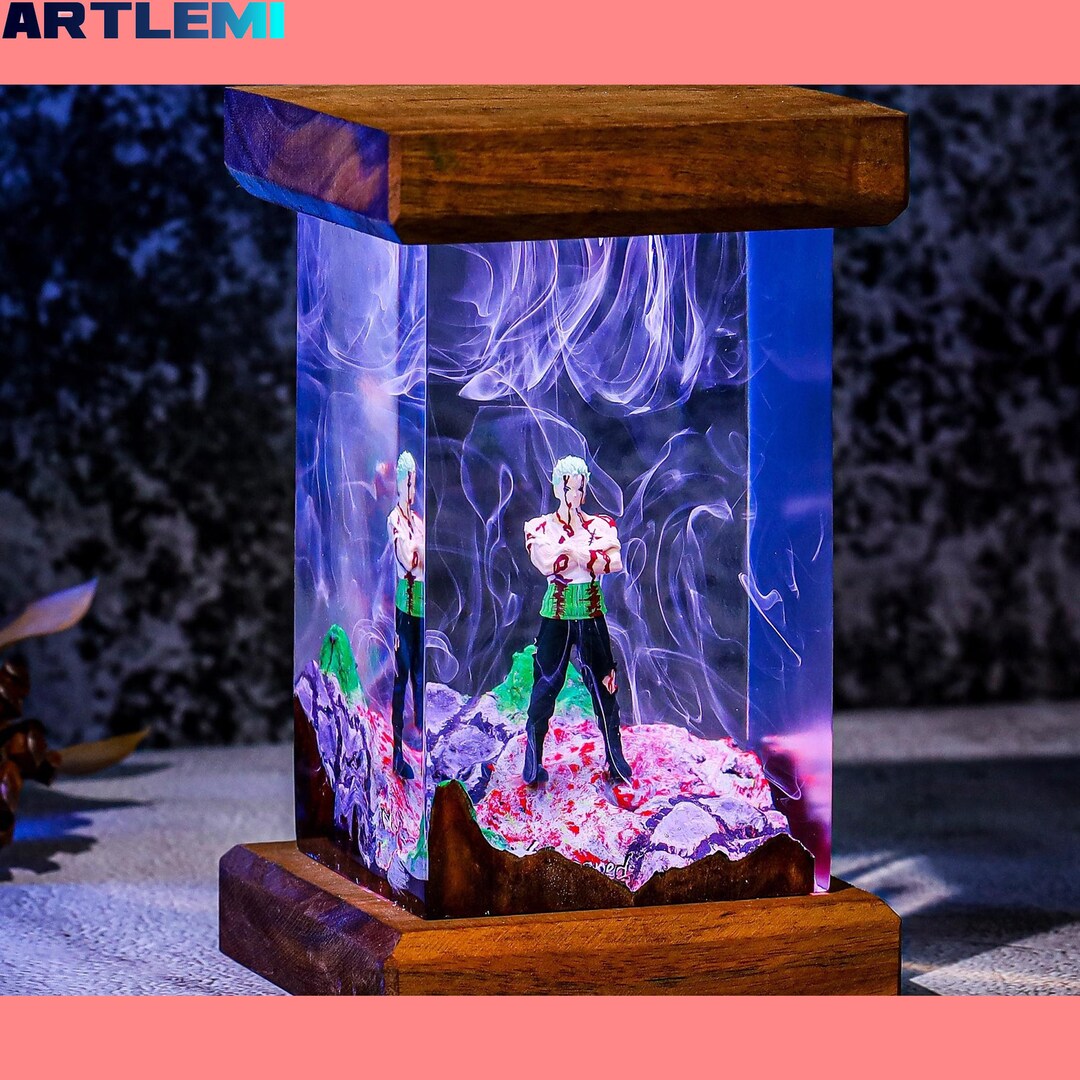 CUSTOM ANIME Night Light, Anime Diorama Lamp, Anime Figures, Creature ...