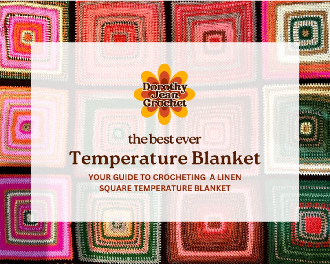 Linen Square Temperature Blanket Guide PDF - Etsy