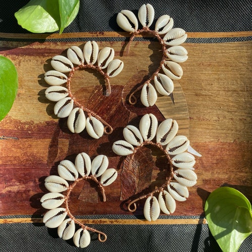 Ear Cuff Cowrie Shell Earring African Jewelry for Women - Etsy