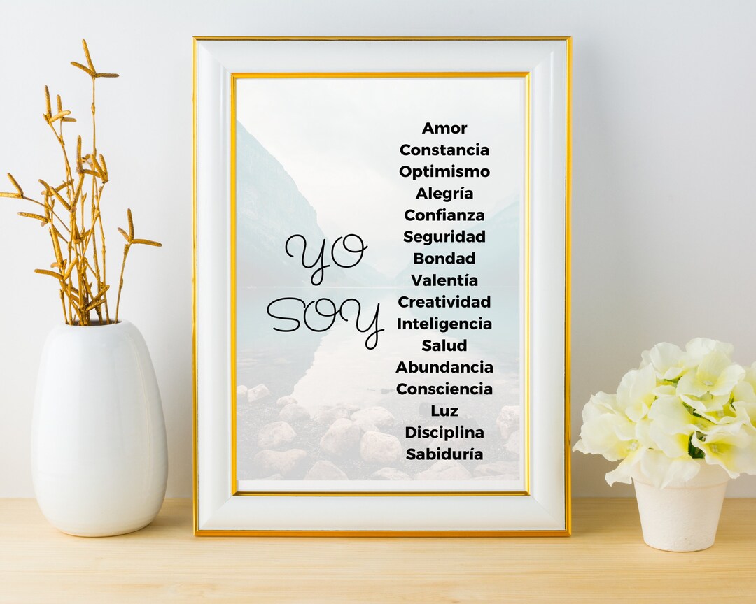 Yo Soy Printable Wallart - Etsy