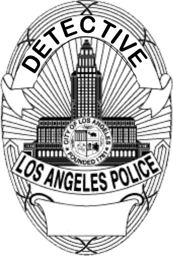 LAPD Personalized Detective's Beer Glass With Shield - Etsy