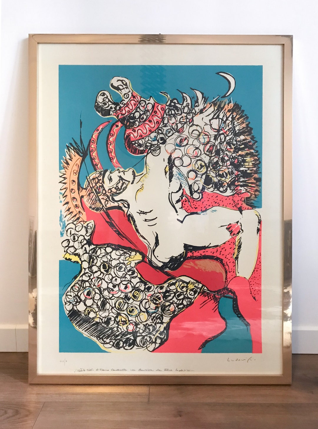 Lithograph Felice Ludovisi the Fall of Achilles - Etsy UK